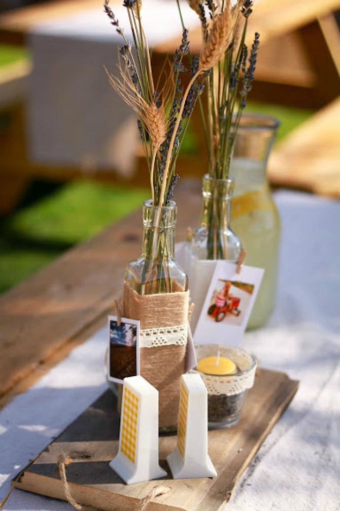 Farm Theme Centerpieces